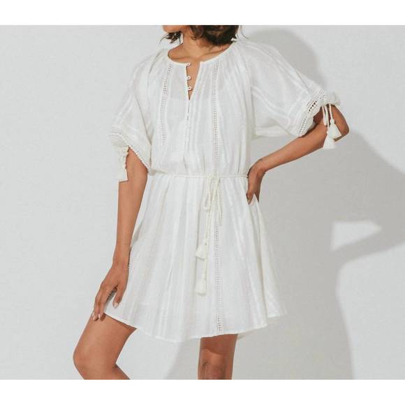 Cleobella | Dresses | New Cleobella Alba Mini Dress In Ivory | Poshmark